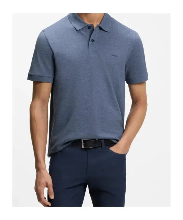 Hugo Boss Logo Embroidered Polo Shirt