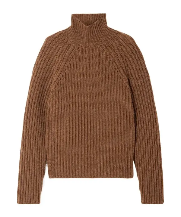 Sease Athos Ribbed Cashmere Turtleneck Sweater