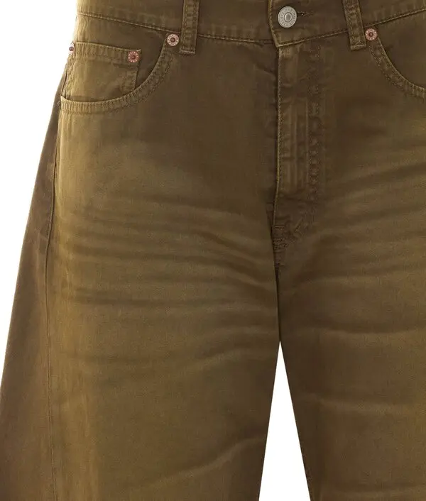 MAISON MARGIELA Faded Panelled Wide-leg Jeans