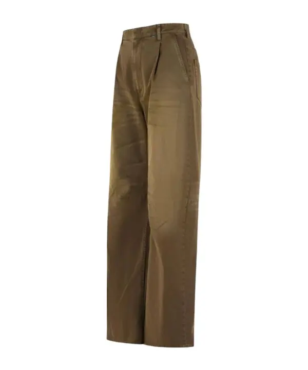 MAISON MARGIELA Wide-leg Faded Panelled Jeans