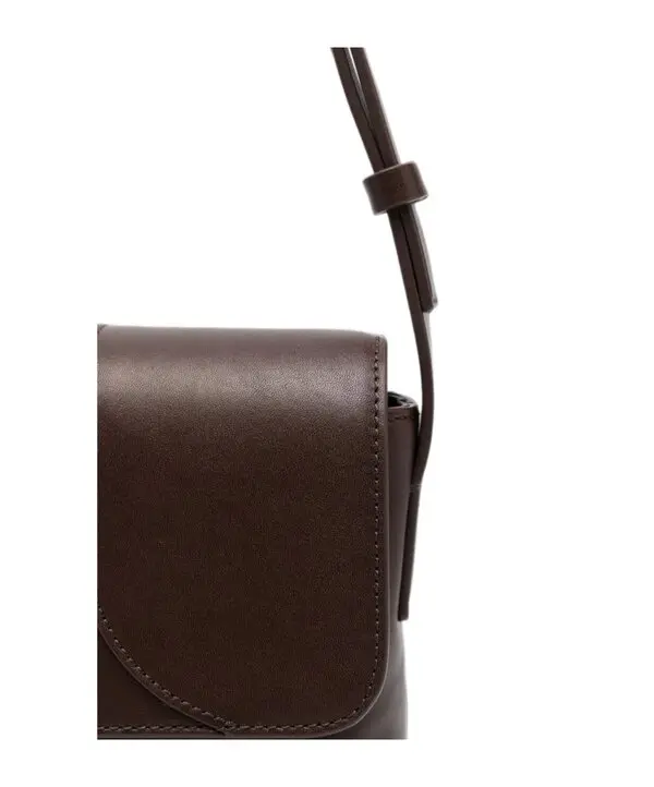 Emporio Armani Logo-plaque Leather Messenger Bag