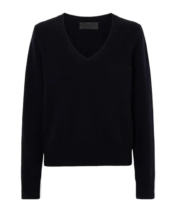 NILI LOTAN Fitted V-neck Sweater