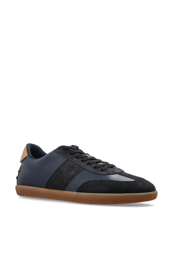 TOD'S Round Toe Lace-up Low Top Casual Sneakers