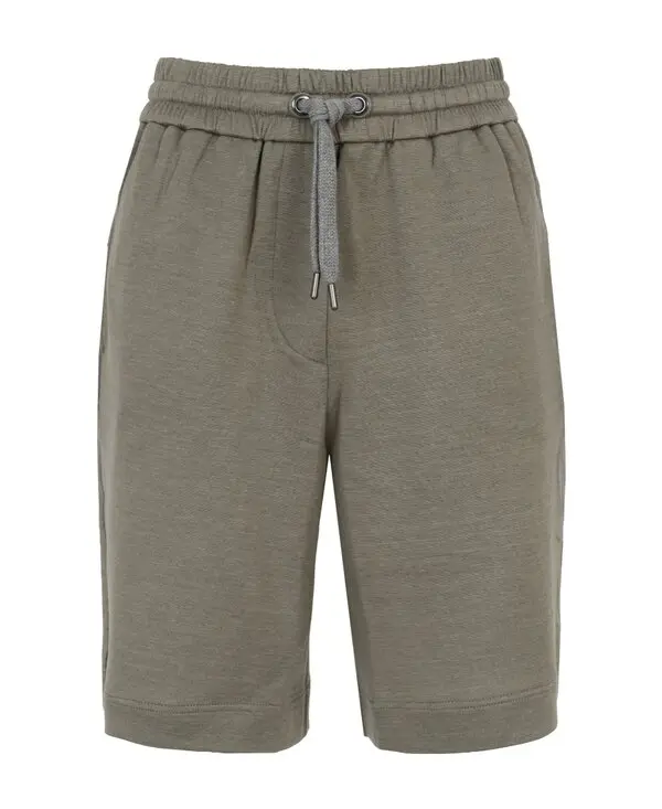 Brunello Cucinelli Belted Waist Shorts