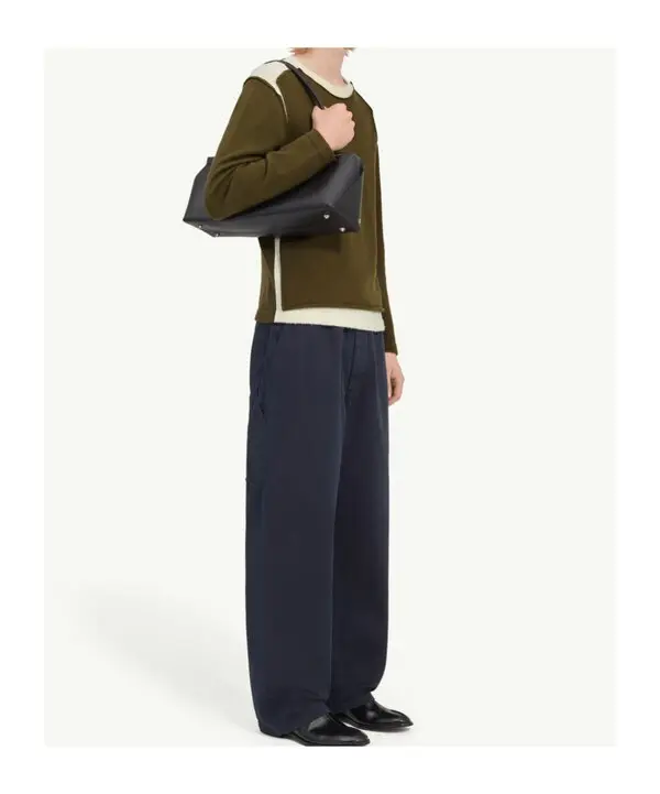 MAISON MARGIELA Crew Neck Jumper With Contrasting Trims