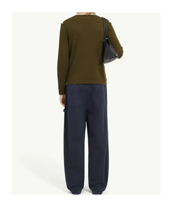 MAISON MARGIELA Crew Neck Jumper With Contrasting Trims