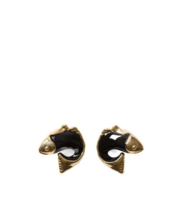 Jacquemus Les Boucles Poisson Stud Earrings