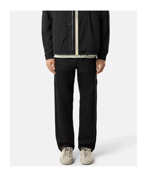 Stone Island Regular-fit Chino Trousers With Pockets