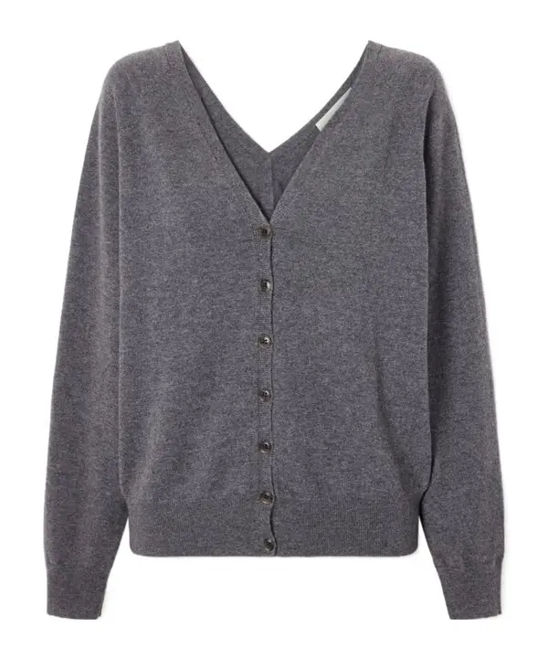 LISA YANG Casual Knit Cardigan - Black