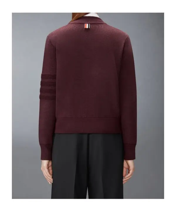 Thom Browne Ottoman Milano Stitch 4-bar Bomber Jacket