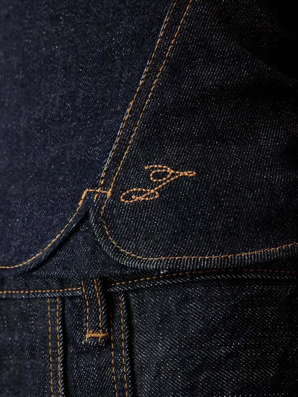 Jacquemus The De-nîmes Pina Denim Top - Deep Navy Blue