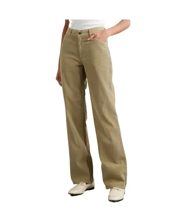 FORTELA Corduroy Straight-leg Pants