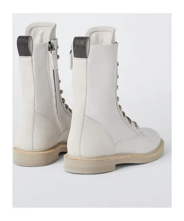 Brunello Cucinelli Lace-up Ankle Boots