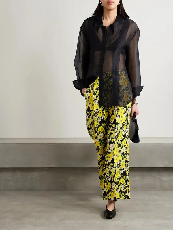 Adam Lippes High-waisted Straight-leg Pants - No
