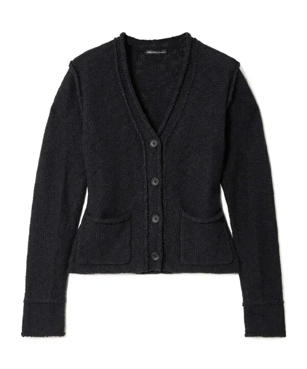 JAMES PERSE Cotton And Linen-blend Cardigan