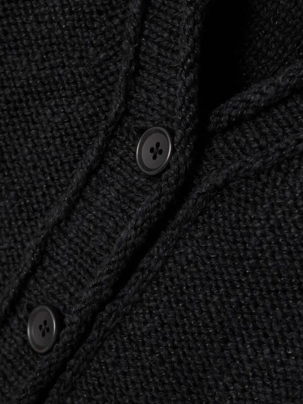 JAMES PERSE Cotton And Linen-blend Cardigan