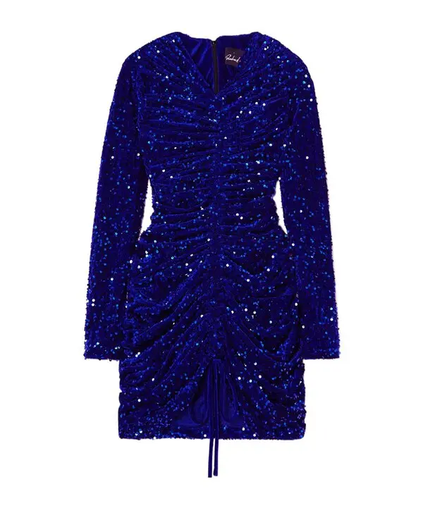 RICHARD QUINN Velvet Mini Dress