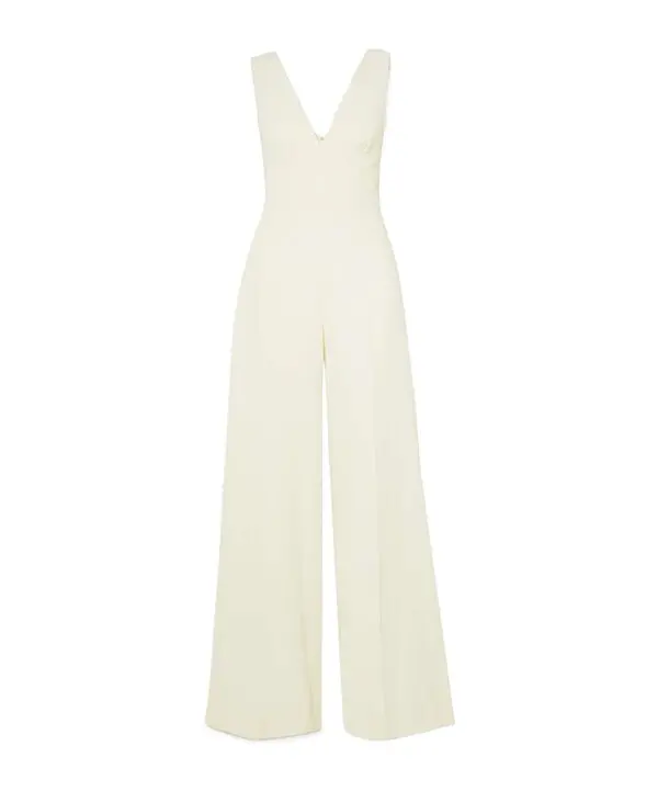 EMILIA WICKSTEAD Crepe One-piece Wide-leg Pants