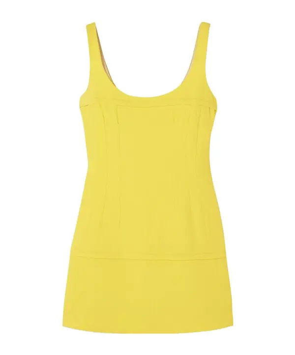 EMILIA WICKSTEAD Hammer Flower Crepe Mini Dress