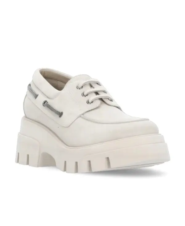 Brunello Cucinelli Platform Lace-up Loafers