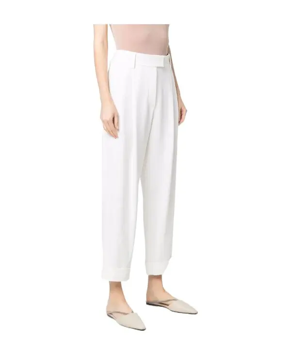 Brunello Cucinelli Pleated-detail Straight Trousers