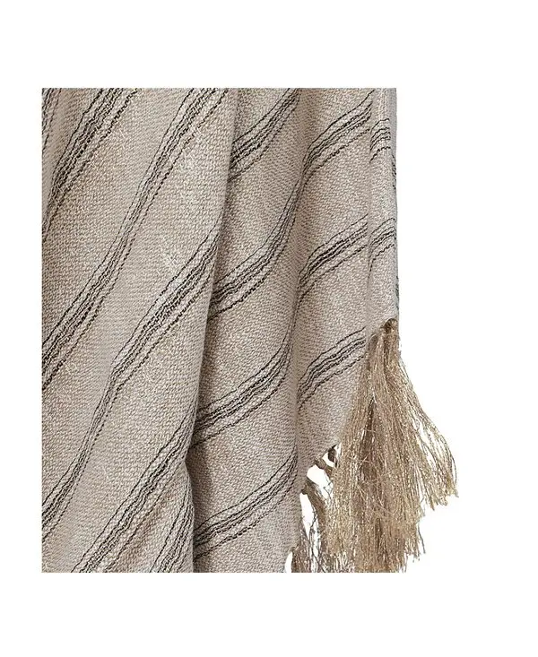 Brunello Cucinelli Striped Tassel-trim Poncho