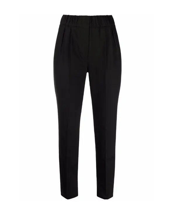 Brunello Cucinelli Cropped Pleated Trousers