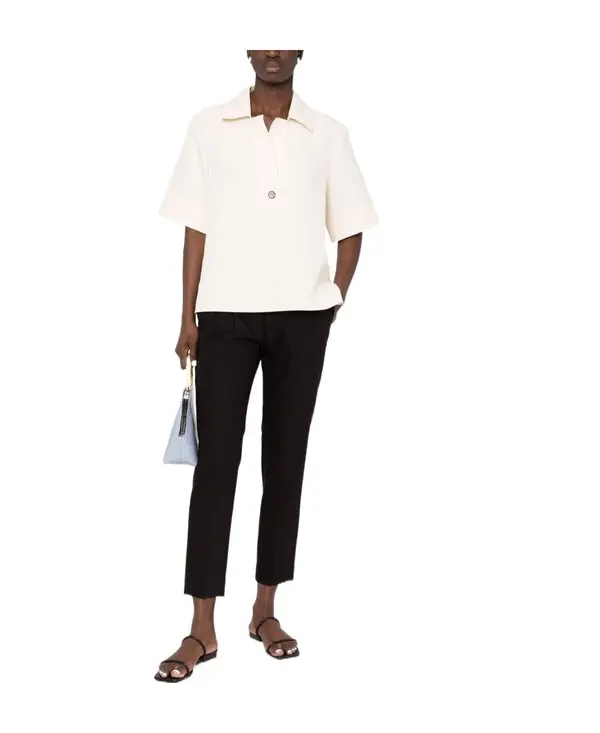 Brunello Cucinelli Cropped Pleated Trousers