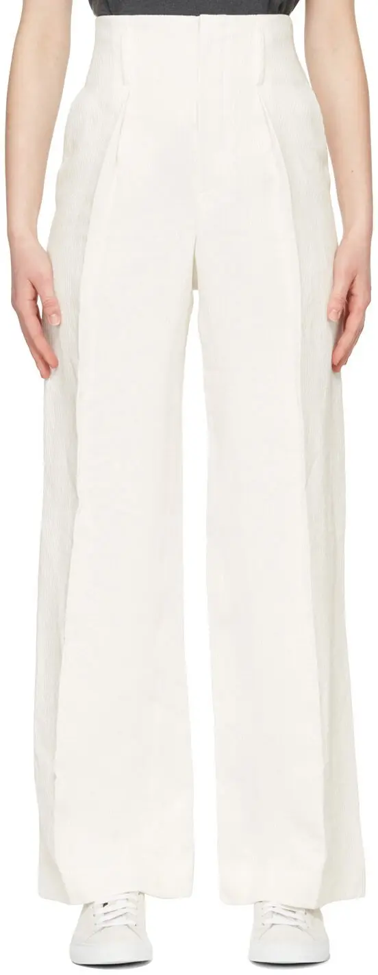 Brunello Cucinelli Pleated Linen-blend Wide-leg Trousers