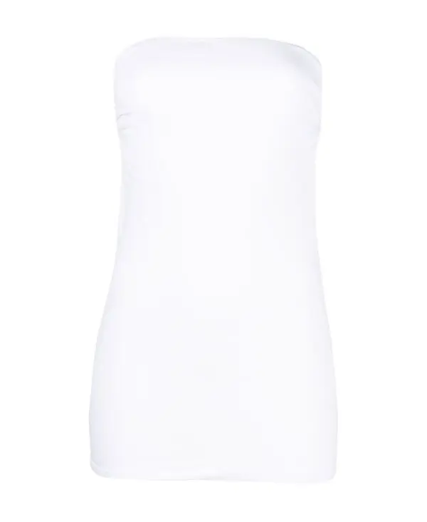 Brunello Cucinelli Strapless Bandeau Top - White