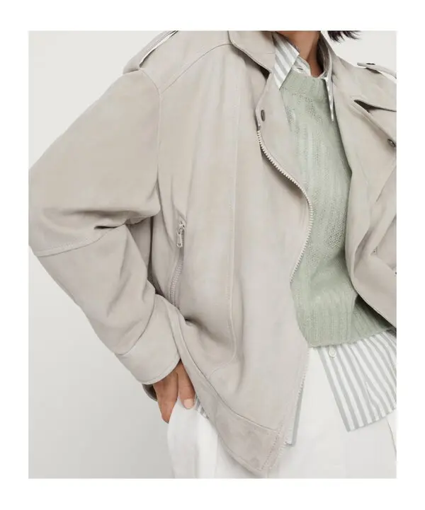 Brunello Cucinelli Long Sleeved Zip-up Jacket