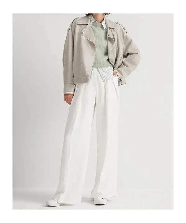 Brunello Cucinelli Long Sleeved Zip-up Jacket