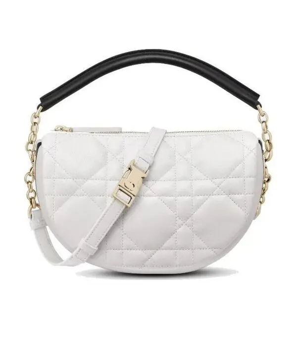 Dior Small Vibe Hobo Bag - White