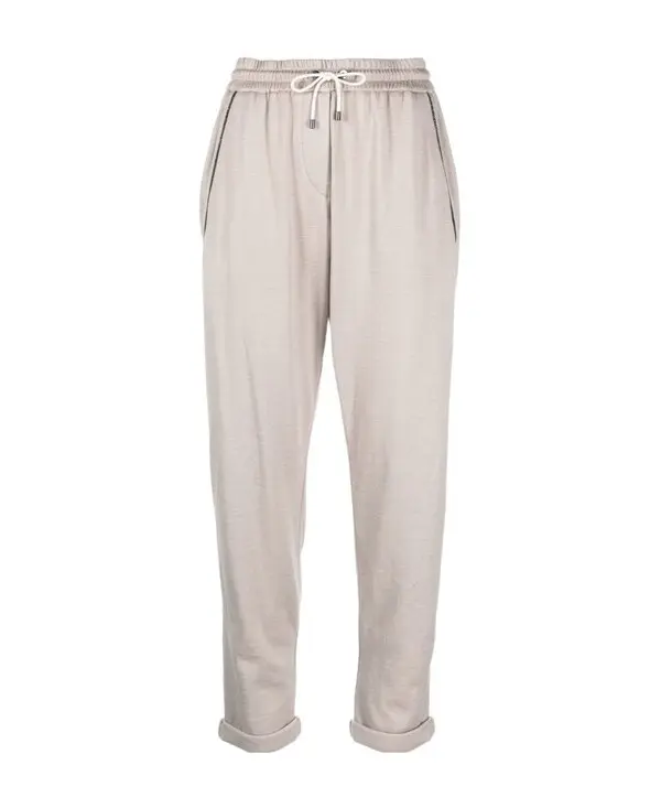 Brunello Cucinelli Drawstring Tapered-leg Sweatpants
