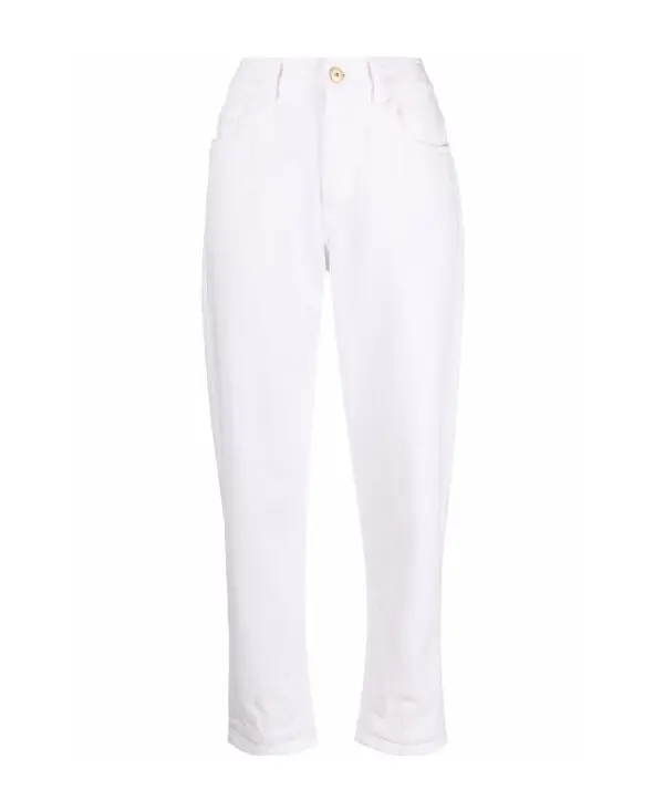 Brunello Cucinelli High-waisted Tapered Jeans