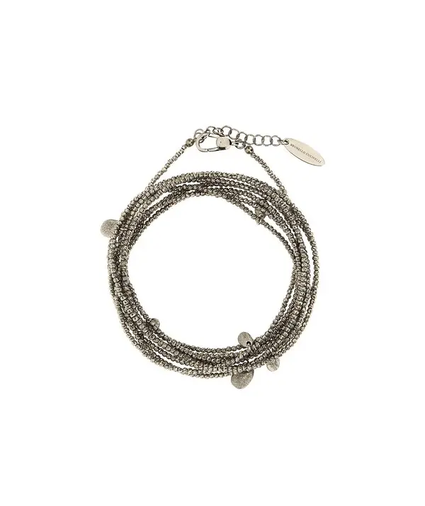 Brunello Cucinelli Polished-finish Chain-linked Bracelet - Yellow