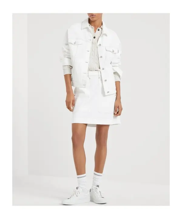 Brunello Cucinelli High-waist Mini Skirt