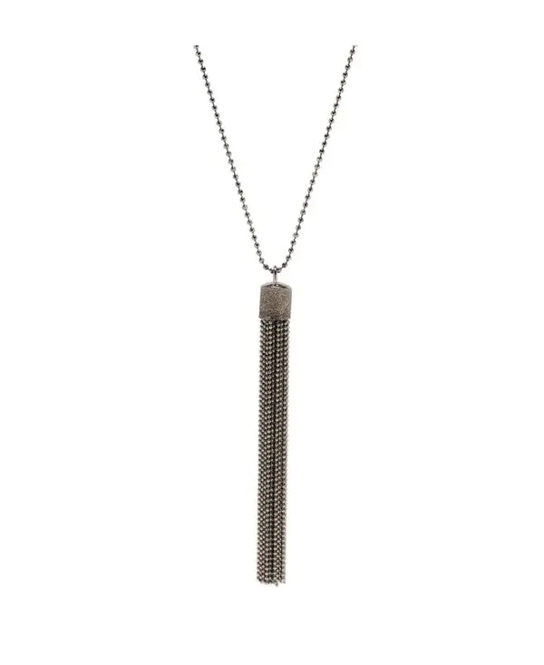 Brunello Cucinelli Tasseled Pendant Necklace