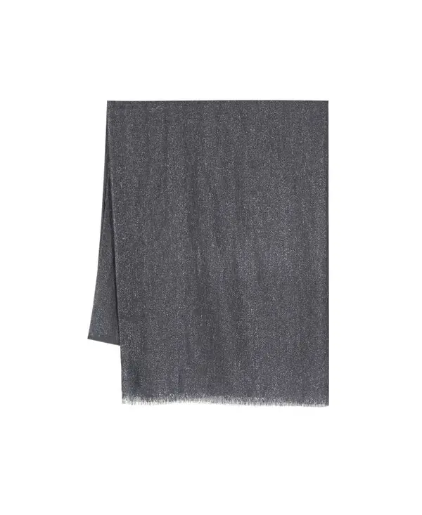 Brunello Cucinelli Sparkled Scarf - Black