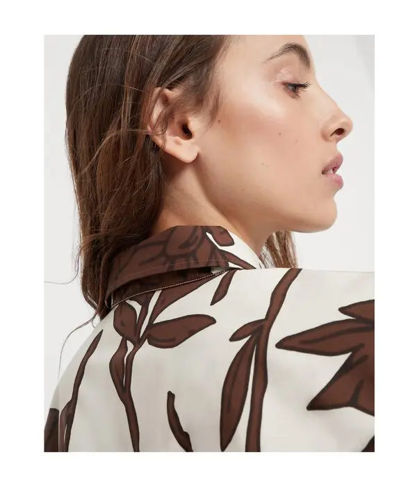 Brunello Cucinelli Floral Print Shirt