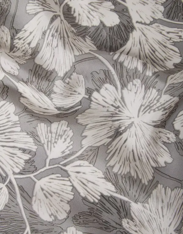 Brunello Cucinelli Floral-printed Square Scarf