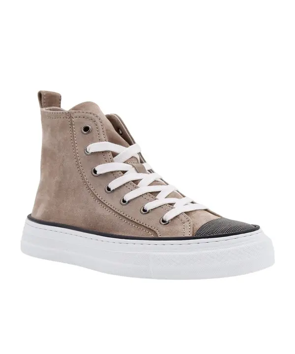 Brunello Cucinelli Embellished High-top Sneakers