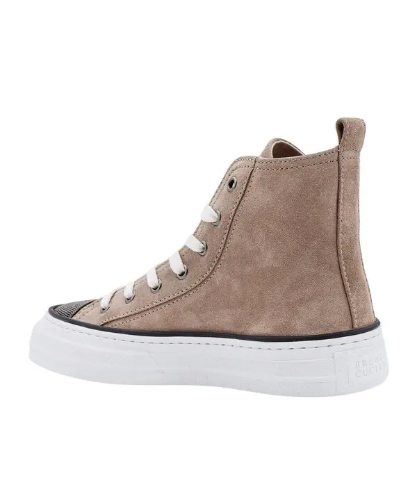 Brunello Cucinelli Embellished High-top Sneakers