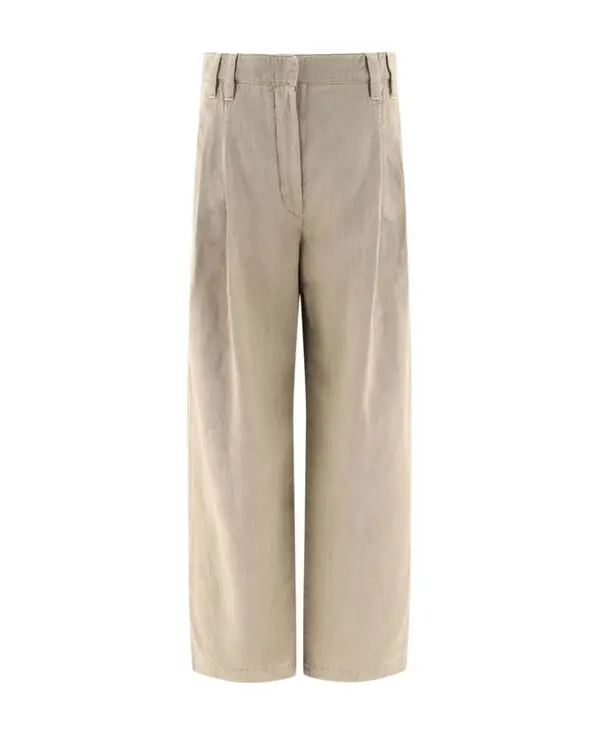 Brunello Cucinelli High-waist Wide-leg Trousers