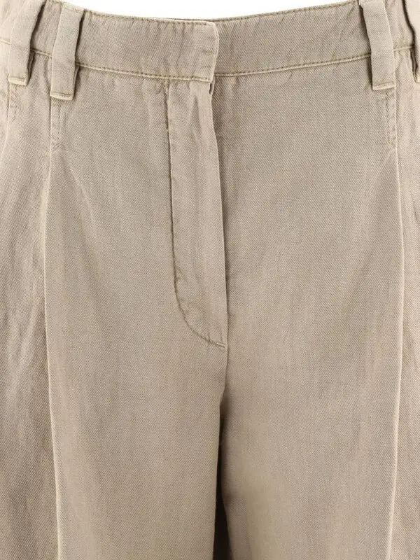 Brunello Cucinelli High-waist Wide-leg Trousers