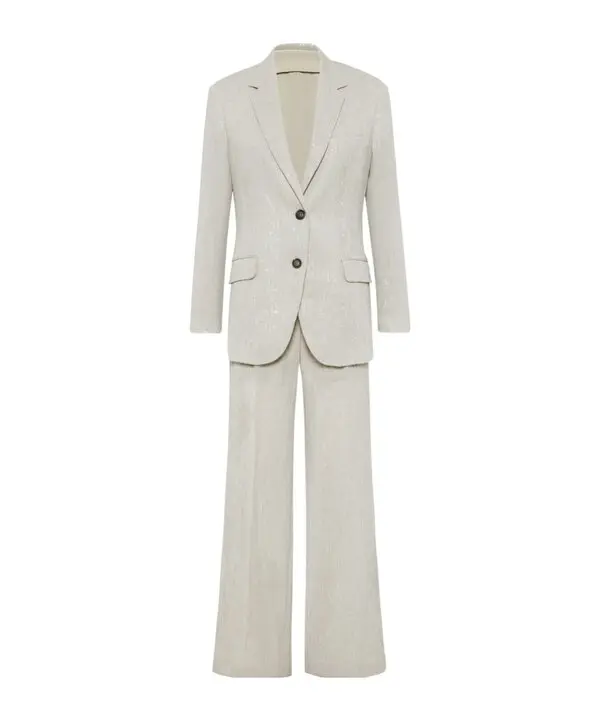 Brunello Cucinelli Single-breasted Suit With Notched Lapels
