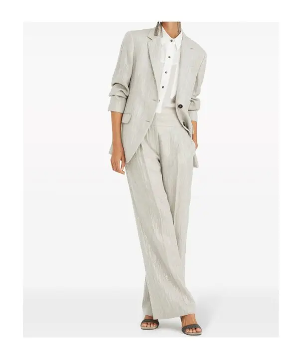 Brunello Cucinelli Single-breasted Suit With Notched Lapels