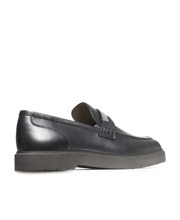 Brunello Cucinelli Embellished Slip-on Loafers