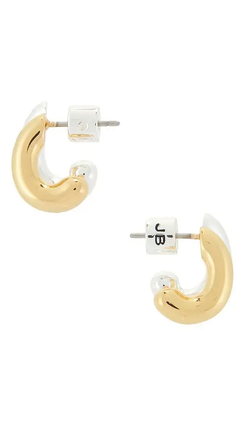 Jenny Bird Mini Florence Earrings In Metallic Gold