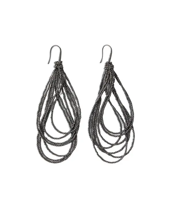 Brunello Cucinelli Chain Detailed Drop Earrings